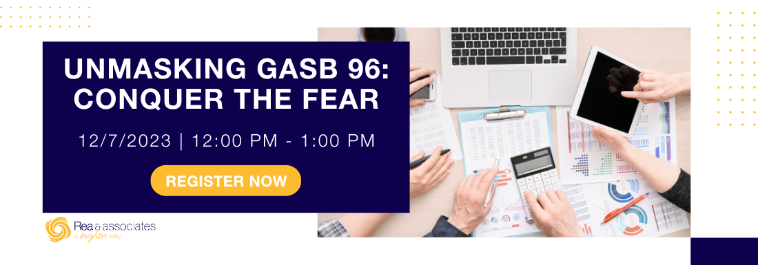 Webinar | Unmasking GASB 96: Conquer the Fear